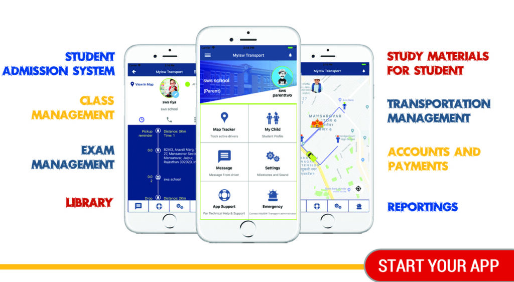 School bus application and school management system ensure peace of mind